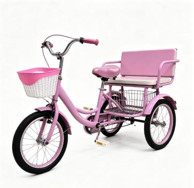 China Leisure Electric Tricycle With High‑Carbon Steel Argon Arc Welding Frame & Shock‑Absorbing Front Fork, Stable For Family Daily Short‑Distance Travel for sale