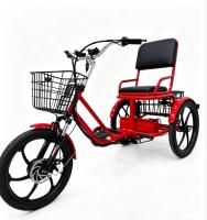 China Family Leisure Electric Tricycle With 20*2.35 Black Outer Tire & High‑Carbon Steel Frame, Wear‑Resistant For Daily Grocery Travel* for sale