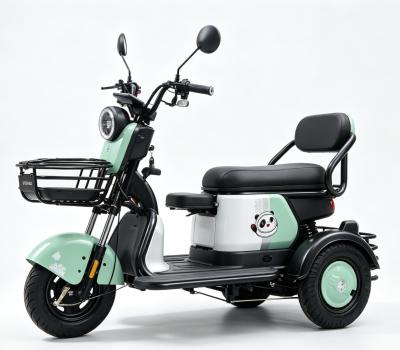 China Leisure Electric Tricycle with Hydraulic Front Fork for Shock Absorption and 500W Motor for 50-60km Range for sale