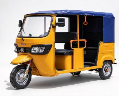 China 1.1m Double Row Electric Tuk Tuk with 1500W DC Brushless Motor, 150km Driving Range for 5-Person Capacity for sale