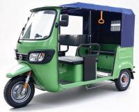 China 7-Seater Double Row Electric Tuk Tuk with 150km Driving Range and 580kg Max Load Capacity for sale