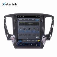 China 12.1 Inch Vertical Android Car Audio System for Mitsubishi Pajero Sport 2017-2019 | 4+64GB RAM | 14.4V DC for sale