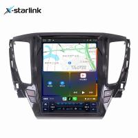 China 12.1 Inch Vertical Android Car Audio System for Mitsubishi Pajero Sport 2017-2019 | 4+64GB RAM | 14.4V DC for sale