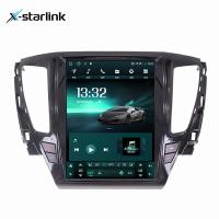 China 12.1 Inch Vertical Android Car Audio System for Mitsubishi Pajero Sport 2017-2019 | 4+64GB RAM | 14.4V DC for sale