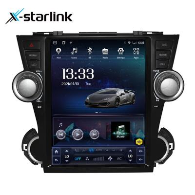 China 12.1 Inch Tesla Style Android 13 Car Stereo GPS for Toyota Highlander 2011-2015 4G 64GB for sale