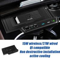 China 15W Wireless Car Charger for Mercedes-Benz GLE 2020-2022 Models | OEM Style Fast Charging for sale