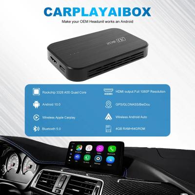 China Z4 Mini Wireless CarPlay Adapter with 4GB RAM 64GB ROM, USB Type-C Port and RGB Lighting for 2018+ Vehicles for sale
