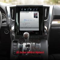 China Toyota Alphard 2015-2019 9.7 Inch Tesla Android 12 Navigation GPS Bluetooth 5.0 4G WiFi for sale