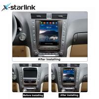 China Carplay 12.1-inch GPS Navigation Android 12 Vertical Tesla Large Screen 8 Core CPU for Lexus GS 2004-2011 for sale