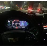 China Cadillac XT5 XT6 12.3 Inch Digital LCD Instrument Cluster Oil Gauge Black Frame for sale