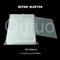 China PVC Free Transparent Clear Card Sleeves Non Glare Double Matte SGS for sale