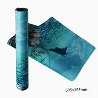 China Soft Rubber Playmat Custom Printed 605x355mm Art Play Mat SGS for sale