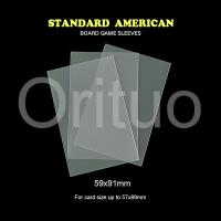 China Pp Gloss Standard American Clear Card Sleeves 59x91mm Non Glare OEM for sale