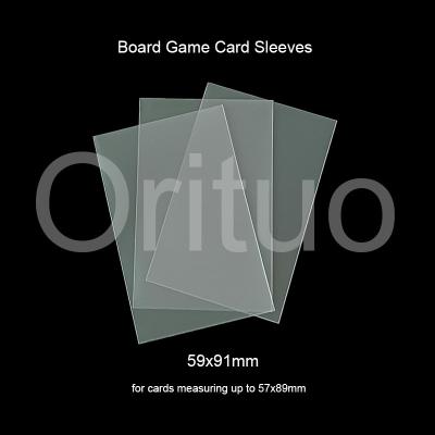China Board Games Non Glare Sleeves 59x91mm Gloss TCG Card Protectors for sale