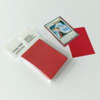 China YGO Red Small Color Card Sleeves Resealable 59X86mm Fit Card Size for sale
