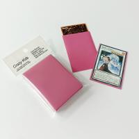 China CPP Pink Color Card Sleeves 59X86mm YGO Matte Small Size Fit for sale