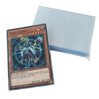 China 60x87mm Yugioh Inner Sleeves Soft Durable Waterproof Transparent Cards Sleeves for sale