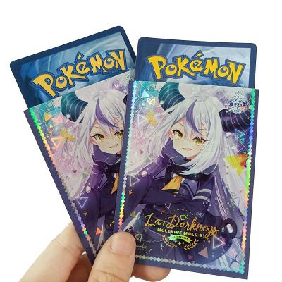 China Hologrpahic Printed Card Sleeves For MTG, POKEMON, WS Etc Art Print Trading Card Sleeve for sale