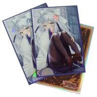 China Custom Anime Card Sleeves Yugioh Japan Size 62x89mm Solid Art Printed Game Card Sleeves Plastic Trading Card Sleeves for sale