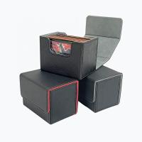 China Efficiently Store Your Entertaiment Game Cards with a PU Card deck card box for sale