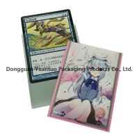 China Custom Printed Trading Card Sleeves Plastic TCG Card Accessories for Customer Requirements for sale