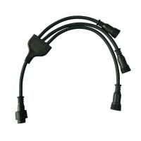 China Plastic IP67 IP68 Waterproof Y Connector 3pin 3 Way For 1 In 3 Out LED Lights for sale