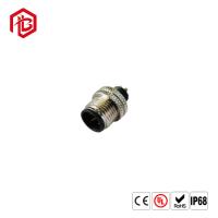 China M8 M16 M15 electric plug waterproof 2 3 4 5 6 pin M12 cable connector for LED lighting outdoor for sale