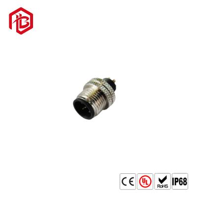 China M8 M16 M15 electric plug waterproof 2 3 4 5 6 pin M12 cable connector for LED lighting outdoor for sale