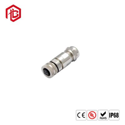 China IP67 Waterproof D Code Male Aviation Cable M12 Connector 4 Pin for sale