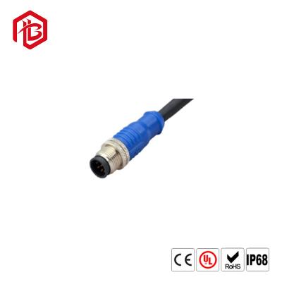 China Bett M12 Metal Head 2-8Pin Male Female Connector Signal Transmission Plug for sale