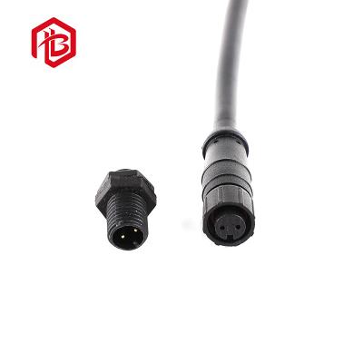 China M8 Injection Molding With Line Front And Rear Panel Mount Male And Female Junction Box Connector for sale