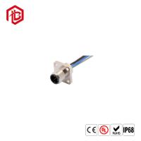 China Industrial IP67 Waterproof Electrical M12 Circular Connector Male To Female Molding Cable 3 4 5 8 12 Pins for sale