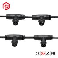 China T Type 3 Way 2 3 Pin Waterproof Electrical Connectors IP68 For Lighting Solutions for sale