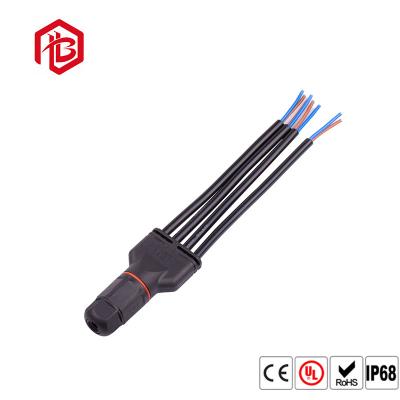 China LED Lighting Y Type 3 Pin Waterproof Cable Splitter Connector Female / Male Circular for sale