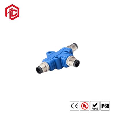 China Customizable Male To Male M12 Underground Waterproof Wire Connectors 4 Pin 8 Pin for sale