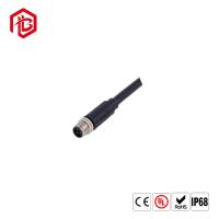 China Ip67 Ip68 Waterproof Female Male M8 M12 Cable Connector Nylon Pvc Metal Panel Mount for sale