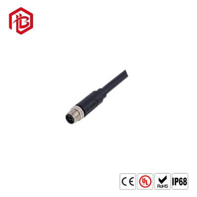 China Ip67 Ip68 Waterproof Female Male M8 M12 Cable Connector Nylon Pvc Metal Panel Mount for sale