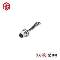 China Industrial PCB Wiring Connector M12 A Code 12pin Male Waterproof Circular Connector for sale