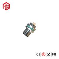 China Waterproof 12V Multi Pin Metal Male Push Pull Connector RJ45 M12 Banana Plug Socket for sale