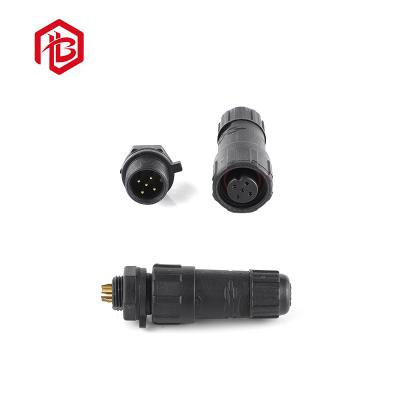 China LED Display Nylon M14 Waterproof Aviation Plug Socket Male And Female Connector Panel for sale