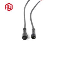 China PVC Flame Retardant Plug LED Light M10 Male And Female Waterproof Butt Connector for sale