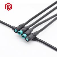 China Custom M8 Waterproof Connector LED Light Signal Transmission Solar Panel Male and Female Plug for sale