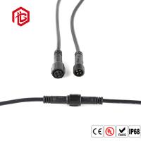 China Customized M10 4 Pin Circular PVC Waterproof Connector for Street Lamp and Shared Bicycle for sale