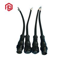 China IP68 Waterproof Industrial Rubber Connector 2pin Male Female Max Wire Size OD 6.5mm 10mm for sale