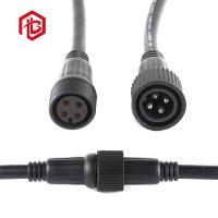 China 2-5 Pins Waterproof Outdoor Cable Connector Features Rainproof Anti-corrosion for sale