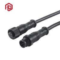 China 8A Current Rating PVC / Nylon IP68 M12 Waterproof Connector For Marine Applications for sale