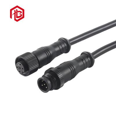 China 8A Current Rating PVC / Nylon IP68 M12 Waterproof Connector For Marine Applications for sale