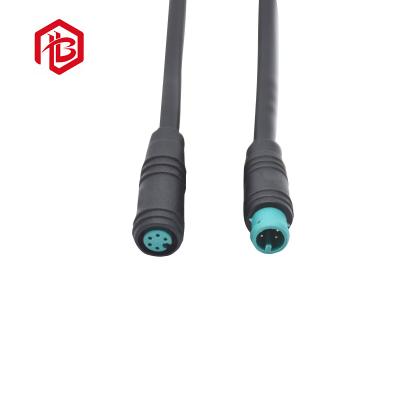 China M6-M8 Waterproof Cable Connection Cable 2~8 Cores Male And Female Power Cord for sale