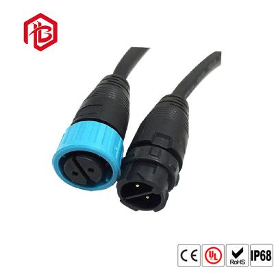 China A18 Solar Panel Self Locking Male Female 3pin IP67 IP68 Molding Waterproof Extension Cable Connector For Power 20A for sale