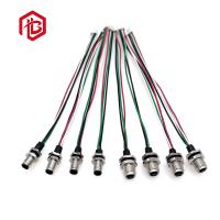 China M5 Industrial Circular Din Socket IP67 Waterproof 4 Pin Panel Mount Connector with 1A Rated Current and 30V Rated Voltage for sale